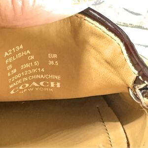 Coach | Shoes | Coach Felisha Signature Jacquard Moccasin Driving Shoes ...